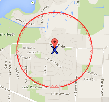 Half-Mile Radius Maps – The Gardens Network