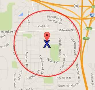 Half-Mile Radius Maps – The Gardens Network