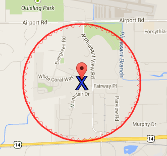 Half-Mile Radius Maps – The Gardens Network